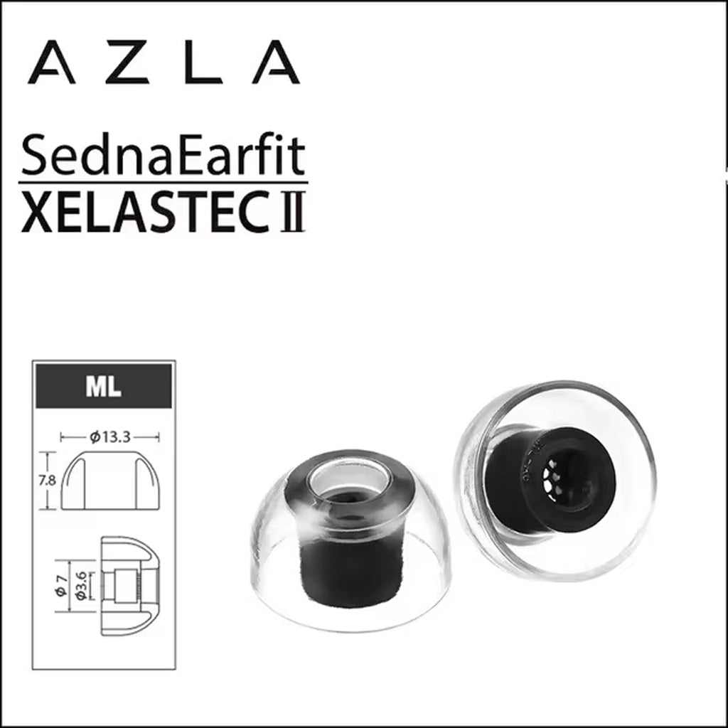AZLA SednaEarfit XELASTEC Ⅱ Silicone Eartips for IEMs & TWS | Concept Kart