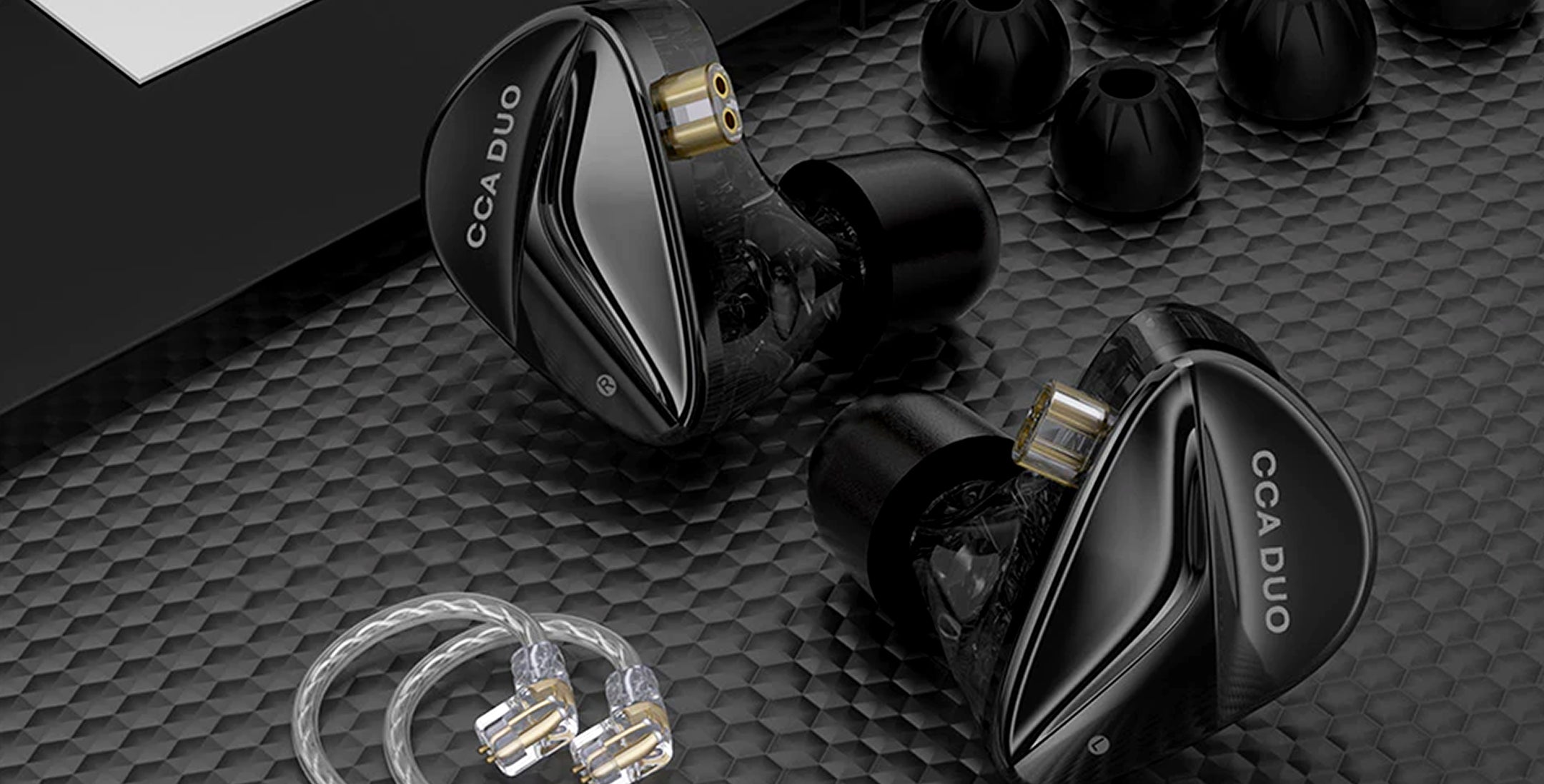 CCA Duo In-Ear Monitor wired IEMs with Mic | Concept Kart