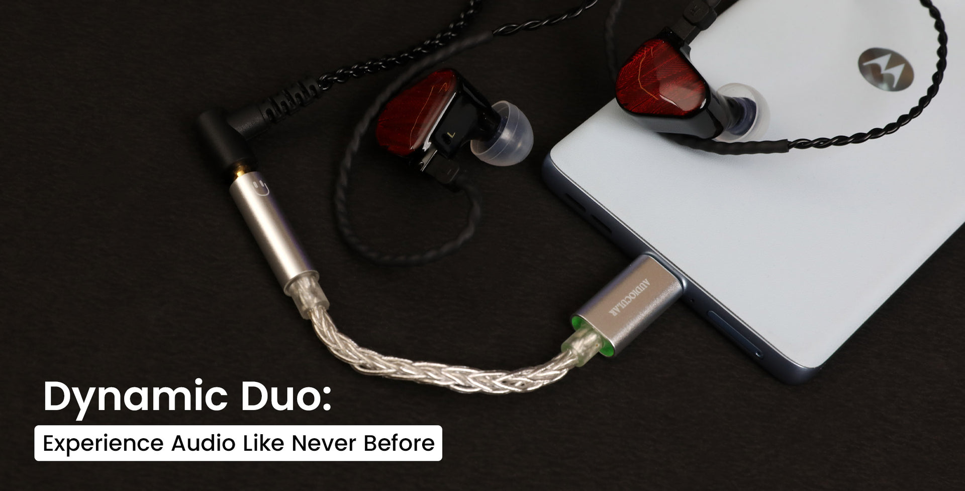 Truthear x Crinacle Zero IEM (RED) + AUDIOCULAR D11 Type C DAC Dongle ...