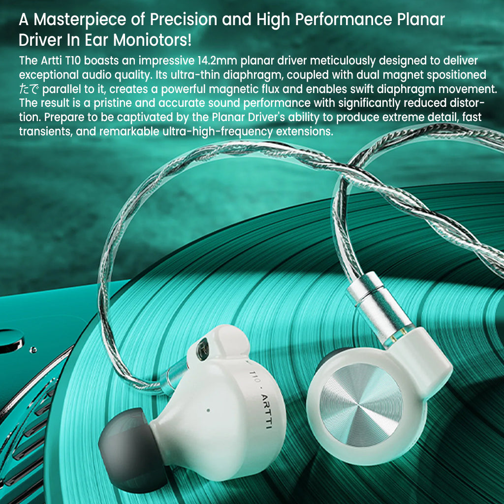 ARTTI - T10 14.2mm Planar Driver IEM | Concept Kart