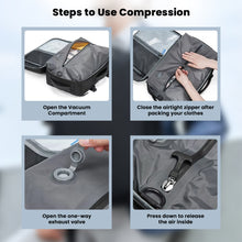 TECPHILE 35L Vacuum Backpack for Travelling fit for 16” Laptop Bag ...