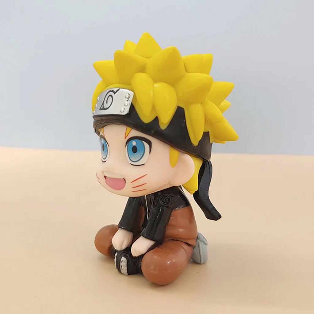 Anime Action Figure Naruto, Kakashi, Luffy, Nezuko Bobblehead Toy ...