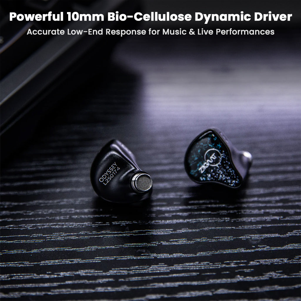 ZiiGaat x Hangout Audio Odyssey 2 1DD + 3BA Hybrid IEM for Audiophiles | Concept Kart