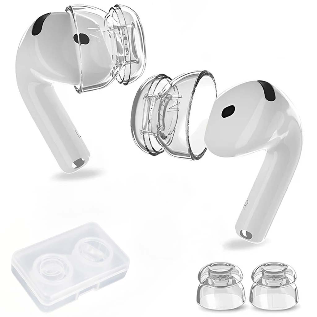 AUDIOCULAR - DuoFit Double Flange Silicone Eartips for Airpods 3 & 4 ...