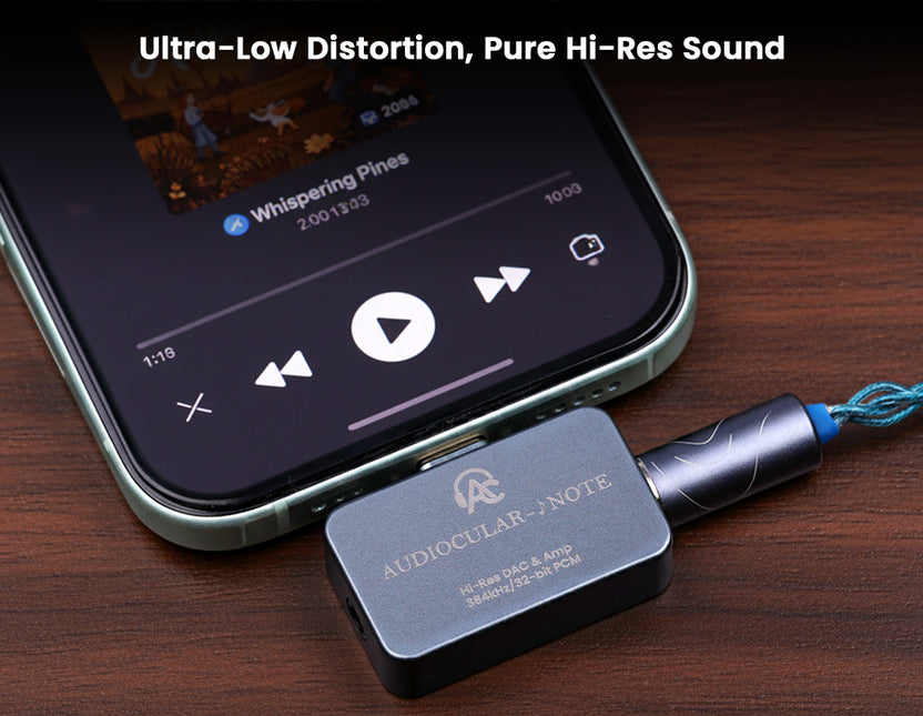 AUDIOCULAR NOTE Hi-Res Portable DAC & Amp | Concept Kart