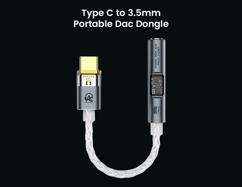 AUDIOCULAR SPARK DAC Dongle - Hi-Res CX31993 Portable DAC & Amp ...