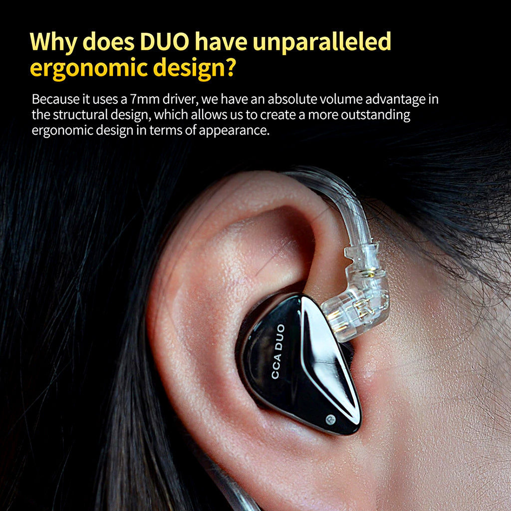 CCA Duo In-Ear Monitor wired IEMs with Mic | Concept Kart