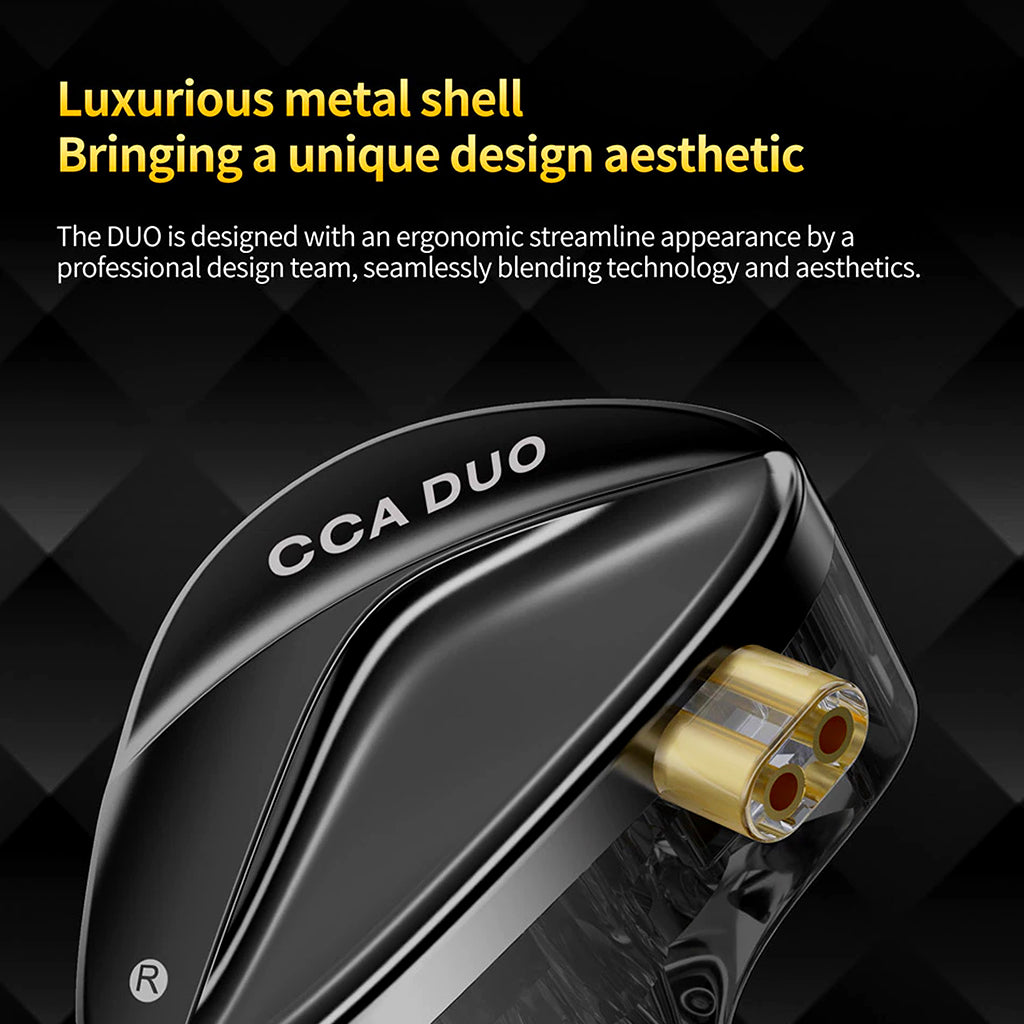 CCA Duo In-Ear Monitor wired IEMs with Mic | Concept Kart