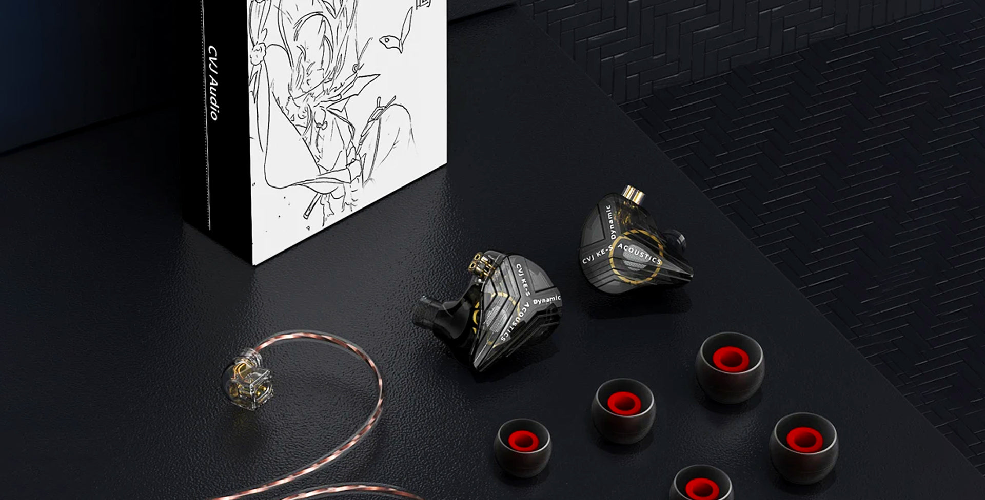 CVJ KE-S Dual Magnetic Dynamic Driver IEM | Concept Kart