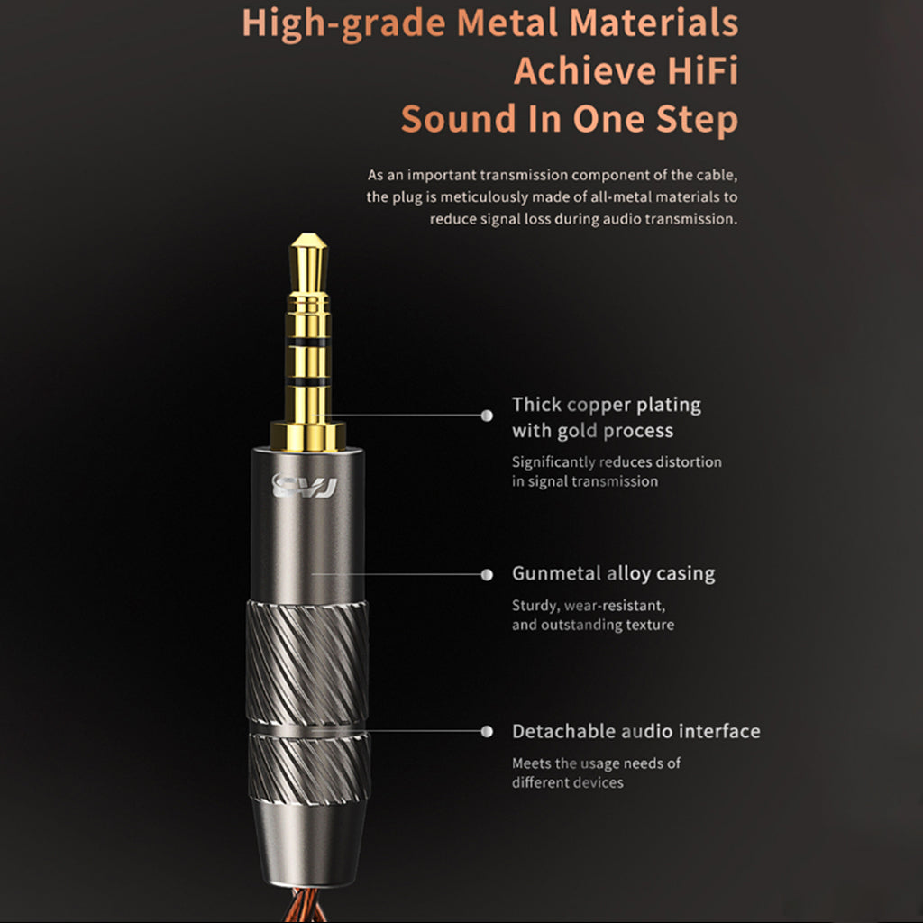 CVJ VS400 Modular Upgrade Cable for IEM | Concept Kart