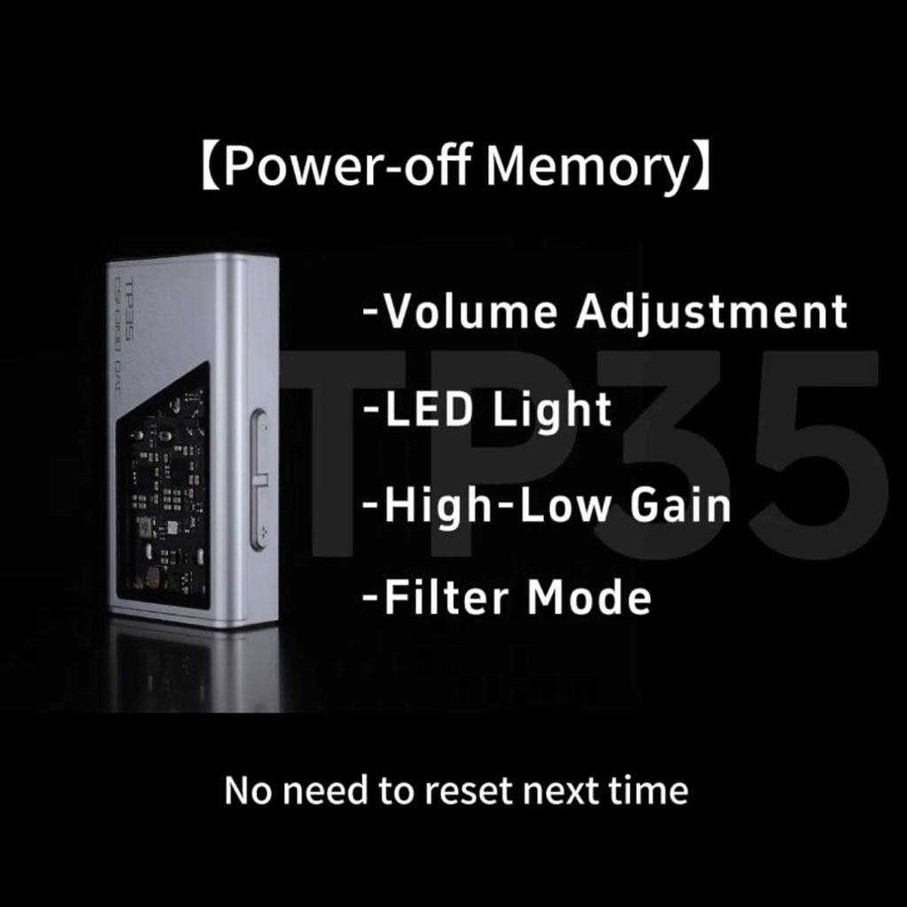 EPZ TP35 Portable DAC & Headphone Amp | Concept Kart