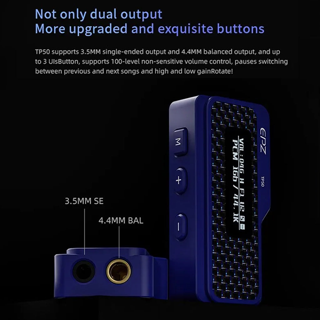 EPZ TP50 Portable DAC & Amp | Concept Kart