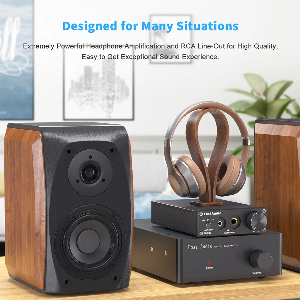 Fosi Audio Q5 USB DAC & Amp | Concept Kart