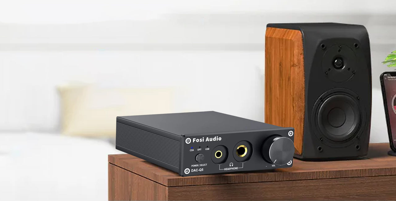 Fosi Audio Q5 USB DAC & Amp | Concept Kart