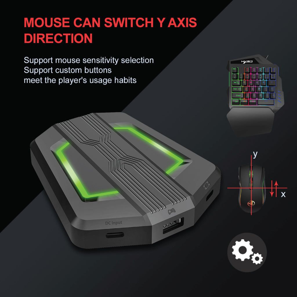 HXSJ P6 Keyboard and Mouse Converter (Demo Unit) | Concept Kart