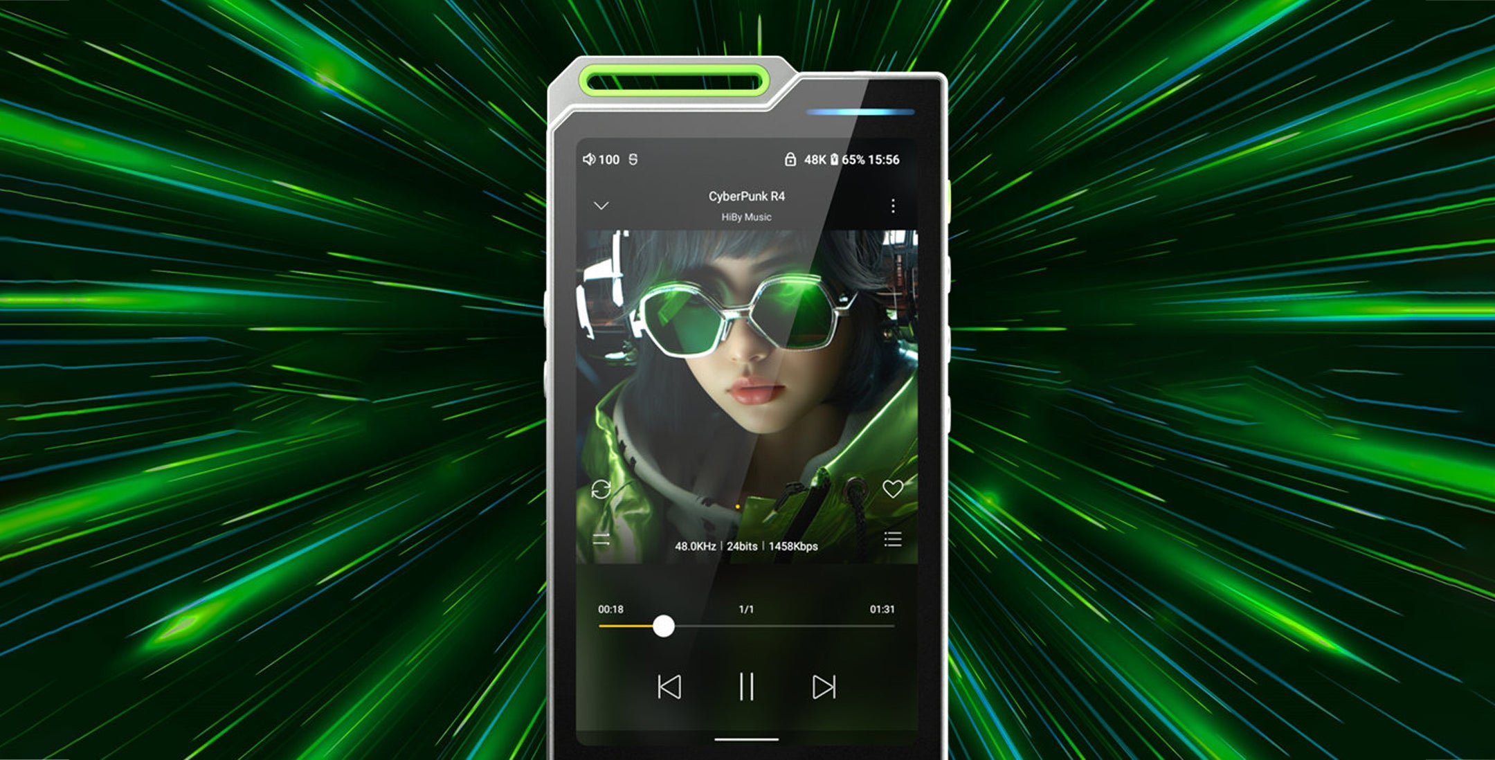 HiBy R4 Portable DAP with Four ES9018C2M DAC | Concept Kart