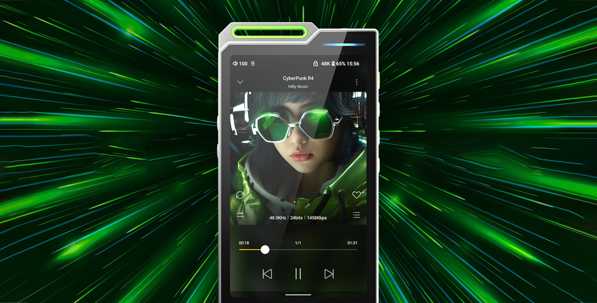 HiBy R4 Portable DAP with Four ES9018C2M DAC | Concept Kart