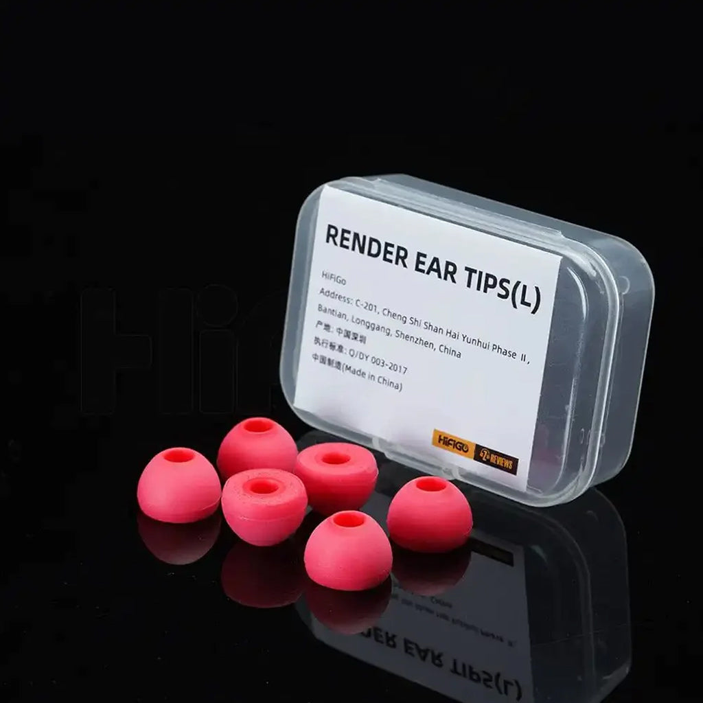 HiFiGo x ZEOS Render Silicone Memory Foam Eartips | Concept Kart