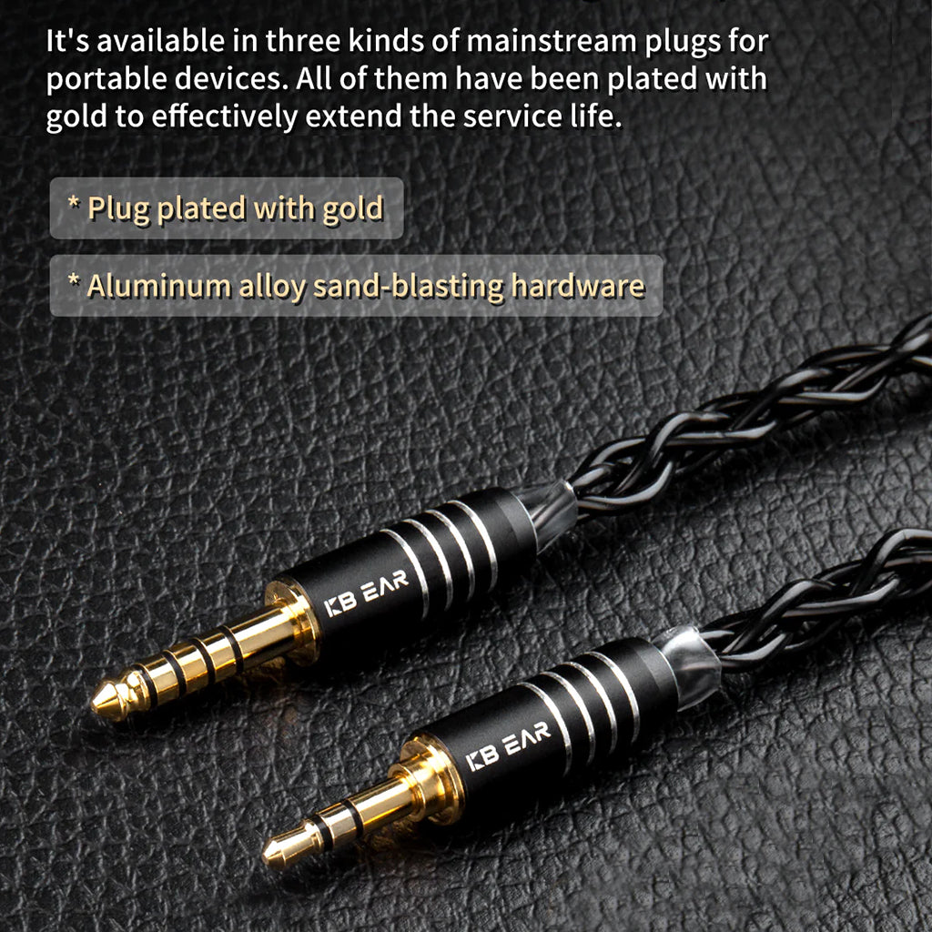 KBEAR 4 Core Upgraded Cable for IEM | Concept Kart