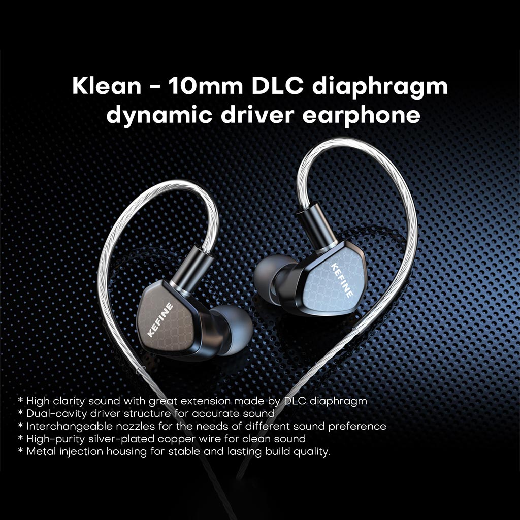 KEFINE Klean Dynamic Driver IEM | Concept Kart