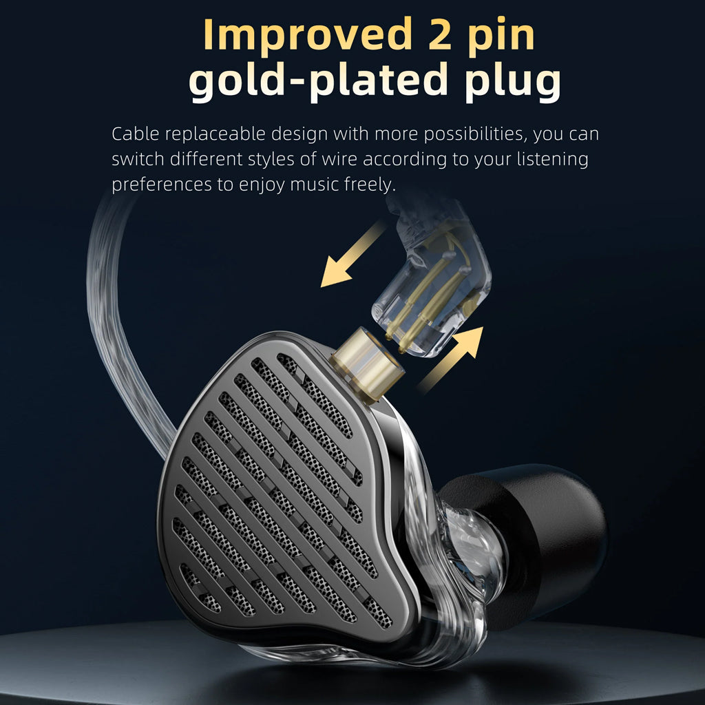 KZ x HBB PR2 Wired IEM with 13.2mm Magnetic Driver Unit | Concept Kart