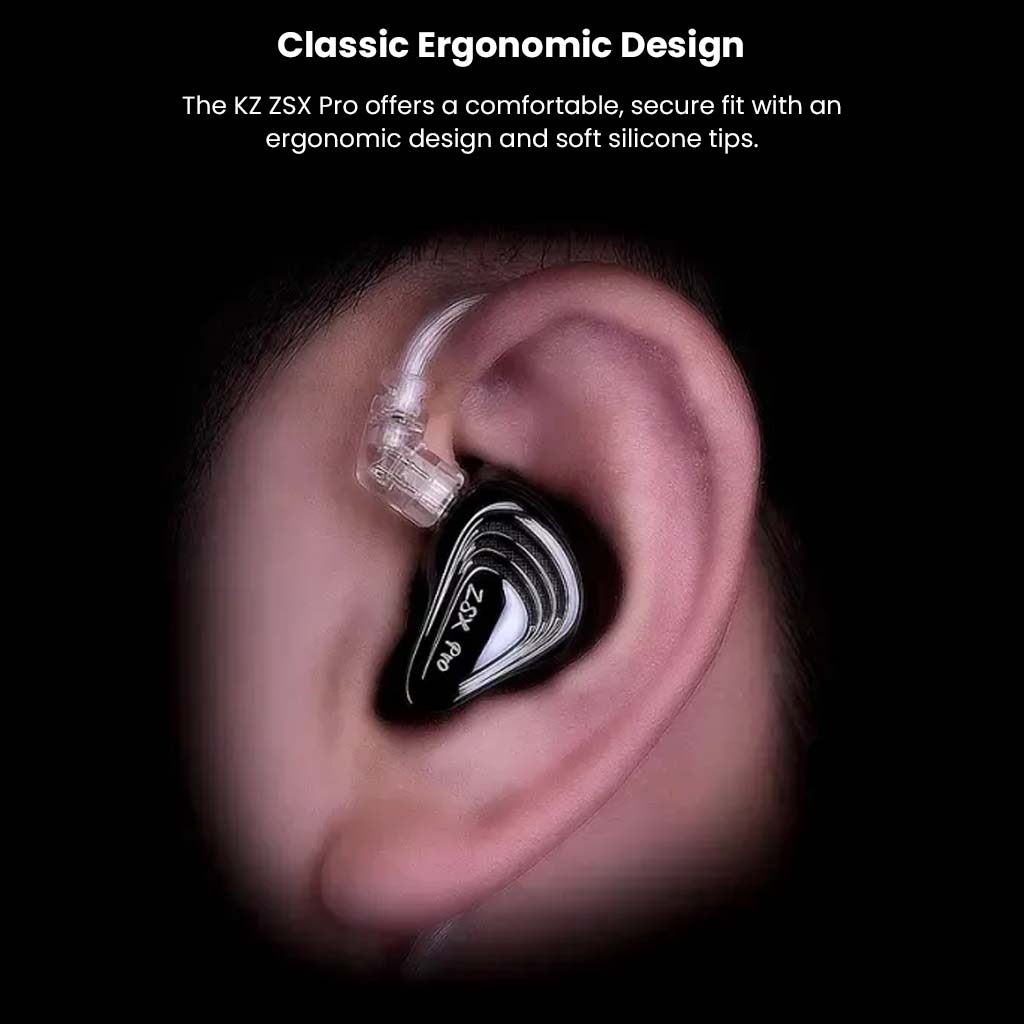 KZ ZSX PRO Dynamic Driver + 5 BA's Hybrid Driver IEM | Concept Kart