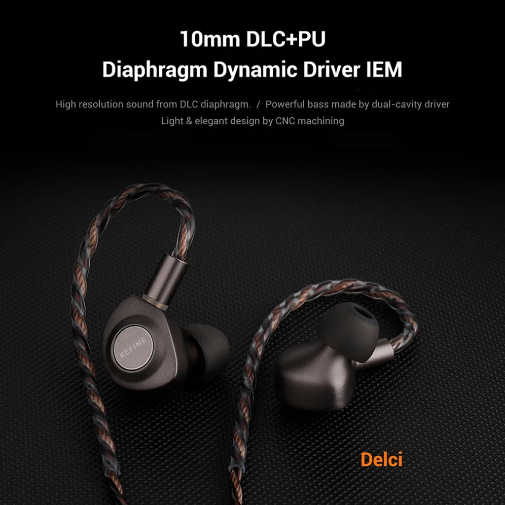 KEFINE Delci Dynamic Driver IEM | Concept Kart