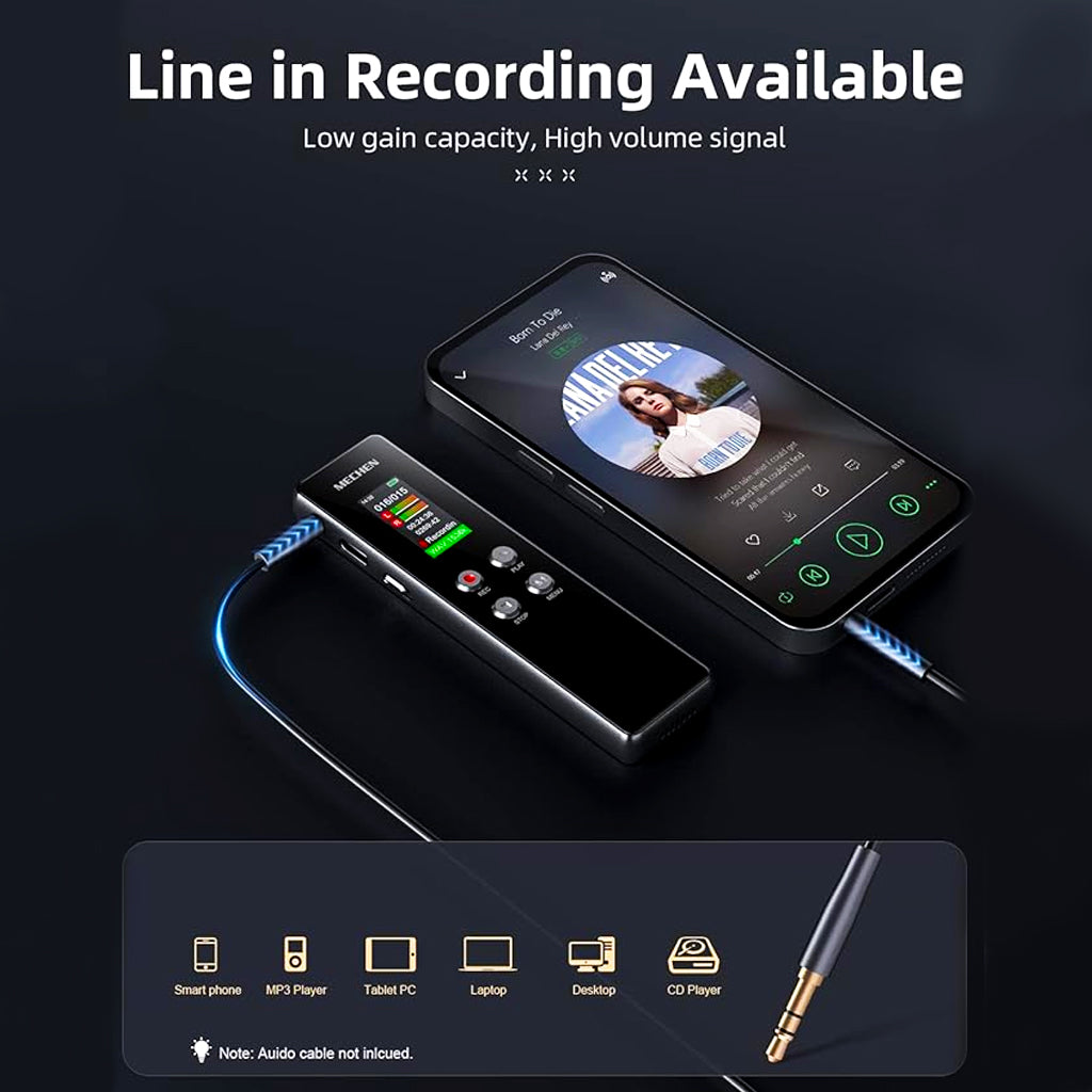 MECHEN V01 64GB Digital Voice Recorder | Concept Kart