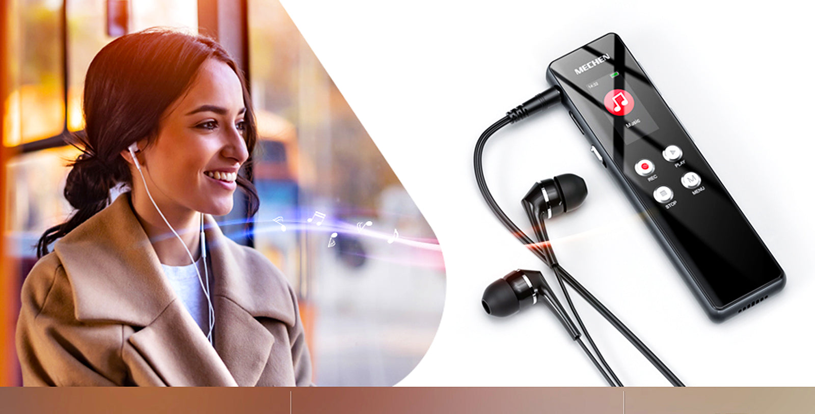 MECHEN V01 64GB Digital Voice Recorder | Concept Kart