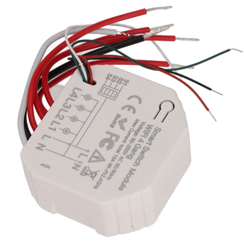 MOES 104D 4Gang 10A WiFi Switch Module | Concept Kart