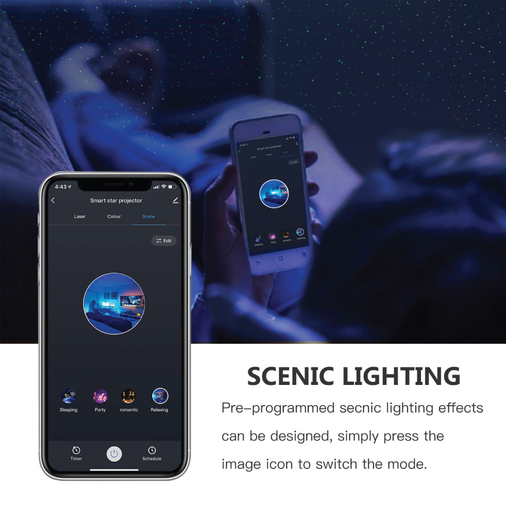 SK20 Nebula Star light Projector (Unboxed) | Concept Kart