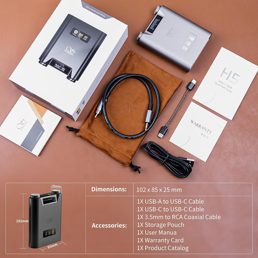 SHANLING H5 Portable DAC & Amp | Concept Kart