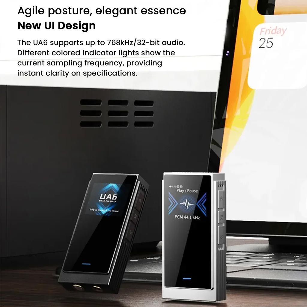 SHANLING UA6 Flagship Portable USB DAC & AMP | Concept Kart