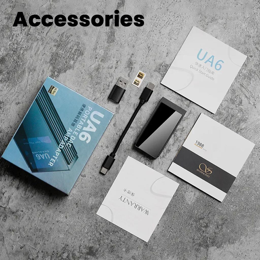 SHANLING UA6 Flagship Portable USB DAC & AMP | Concept Kart