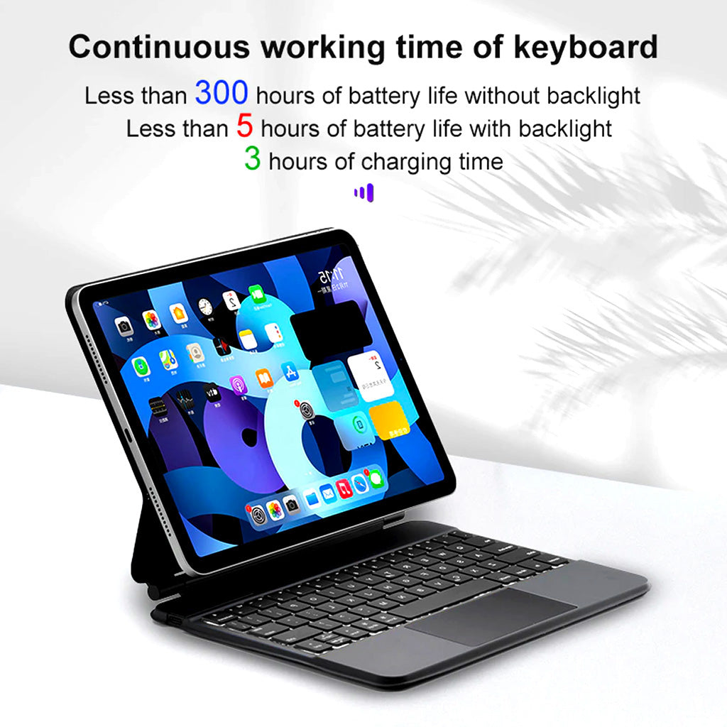 TECPHILE P109 Pro Magic Wireless Keyboard Case Cover for iPad | Concept ...