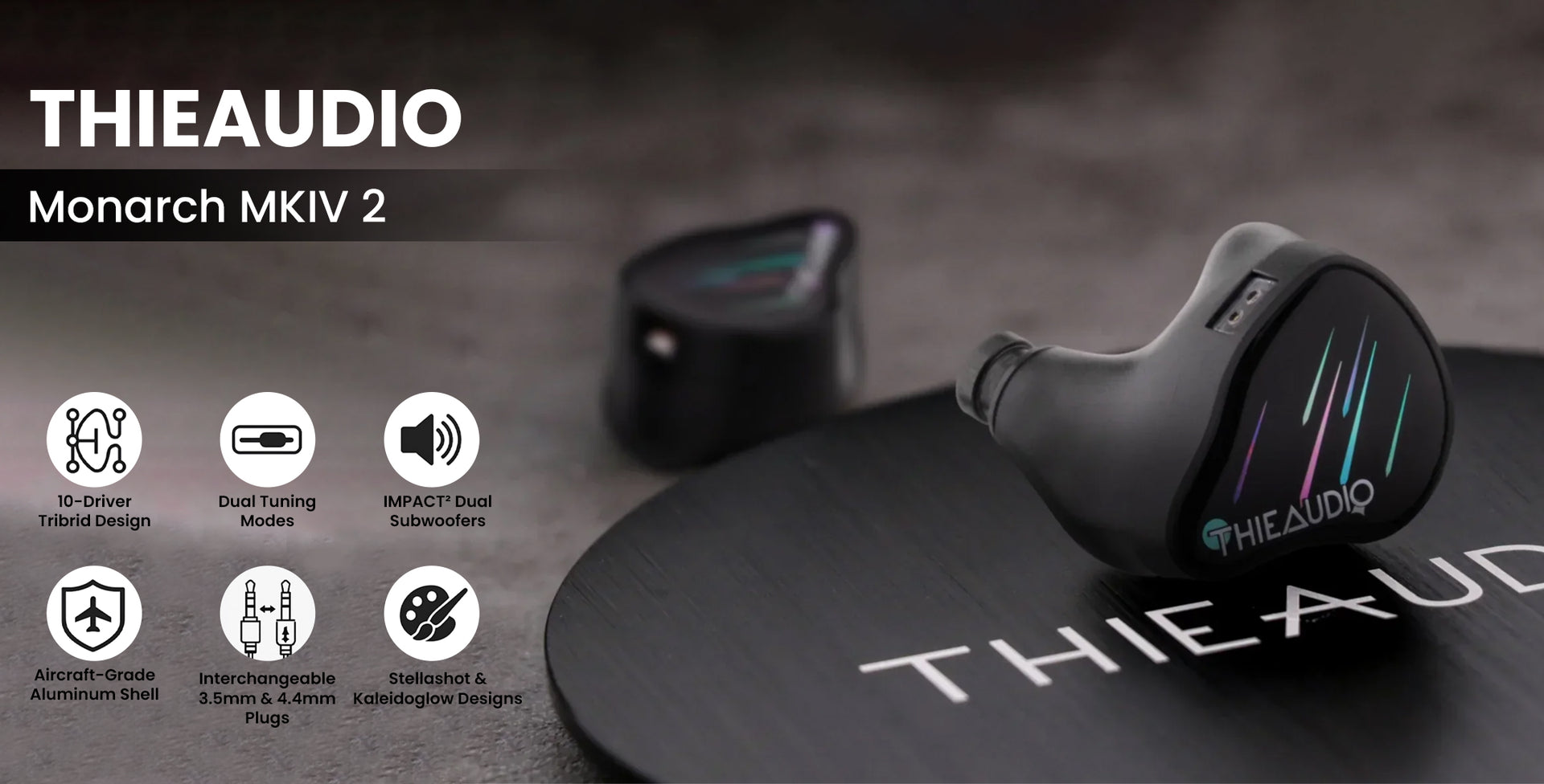 ThieAudio Monarch MKIV IEM - Flagship IEM | 10-Driver Tribrid | Concept ...