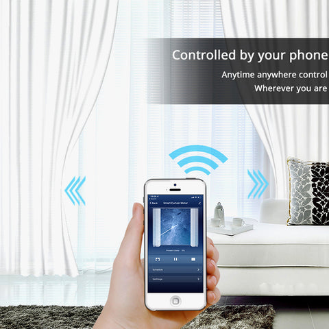 Wi-Fi Smart Curtain Motor with App, Voice Control | Concept Kart