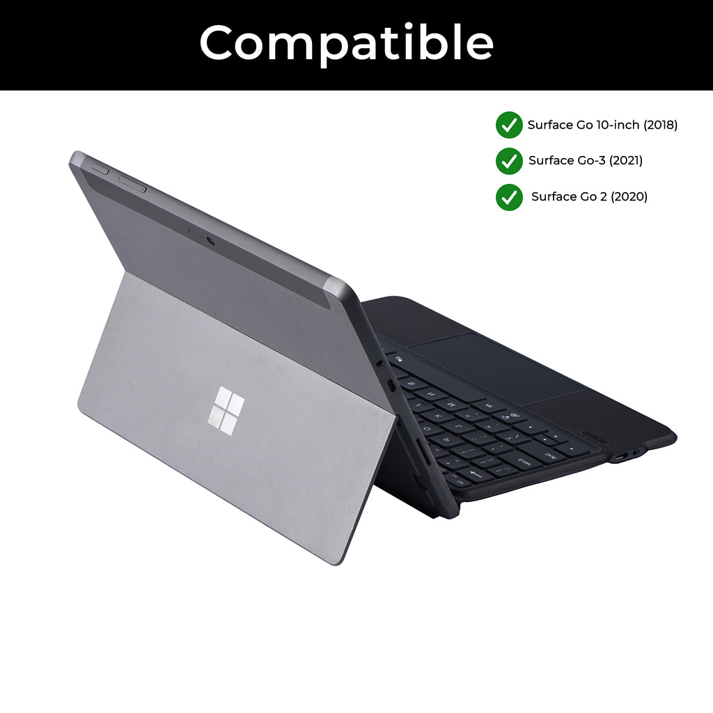 TECPHILE 2087D Wireless Keyboard for Surface Go/Go2/Go3 | Concept Kart