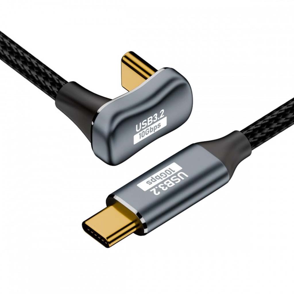 TECPHILE 100W U-Shape Type C to USB C Fast Charging Cable for Mobile G ...