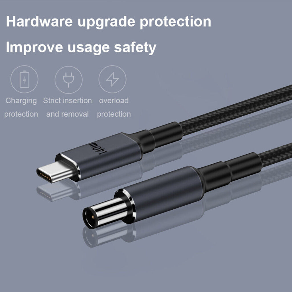 TECPHILE CC1 140W Type C to DELL Laptop Charging Cable | Concept Kart