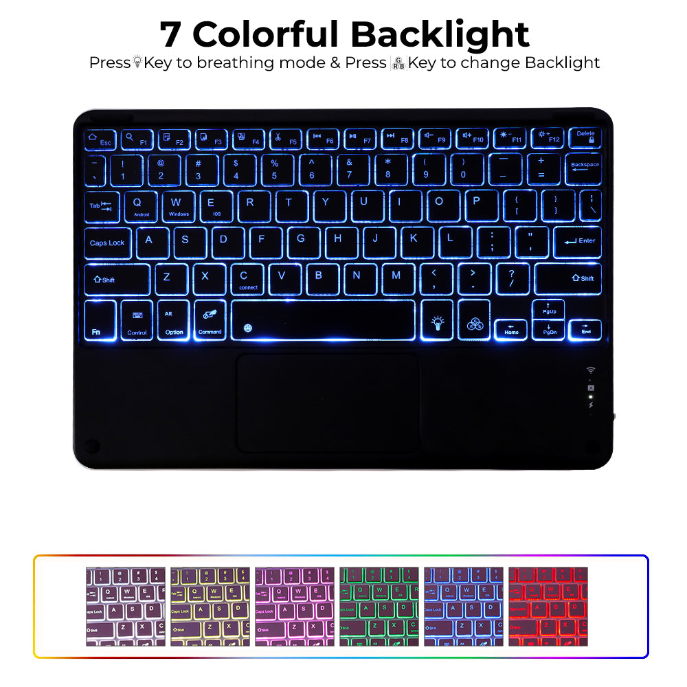 ZW109T Keyboard case for Realme Pad X 11 inch with Touchpad | Concept Kart