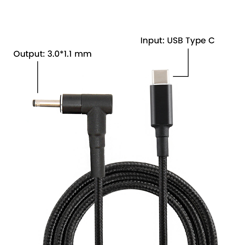 TECPHILE 100W PD Charger Cable for Asus Laptop | Concept Kart