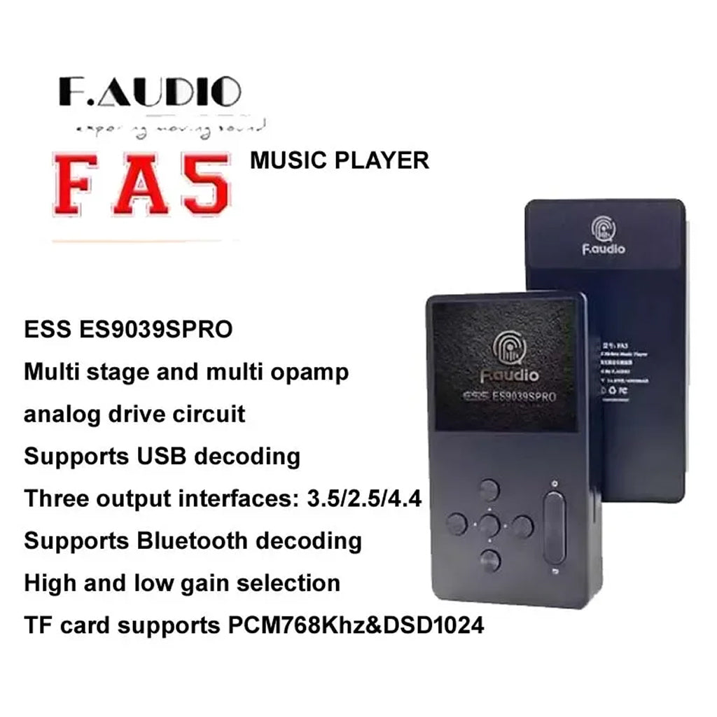 F.Audio FA5 ES9039PRO Portable Digital Audio Player | Concept Kart