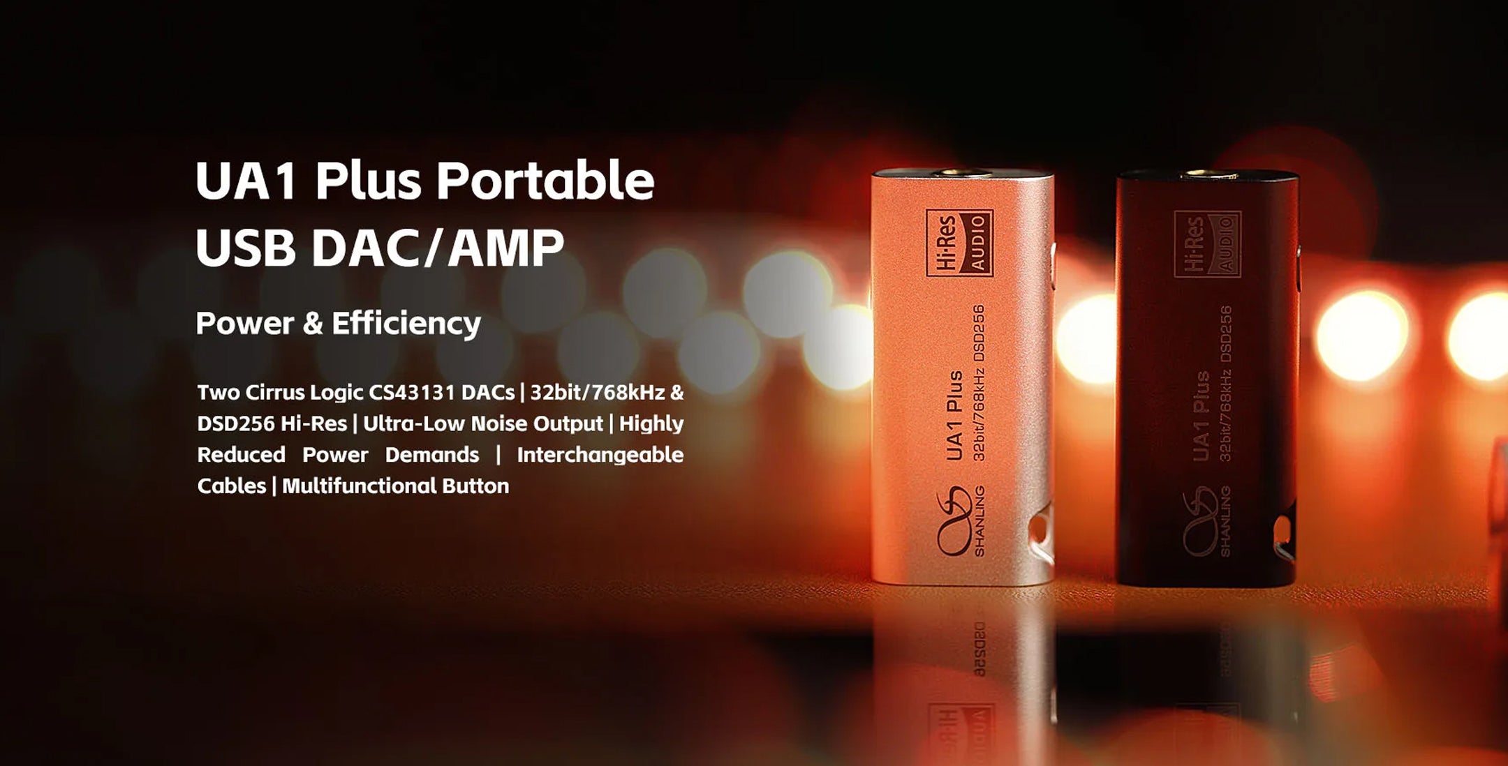 SHANLING - UA1 Plus Portable DAC & Amp | Concept Kart