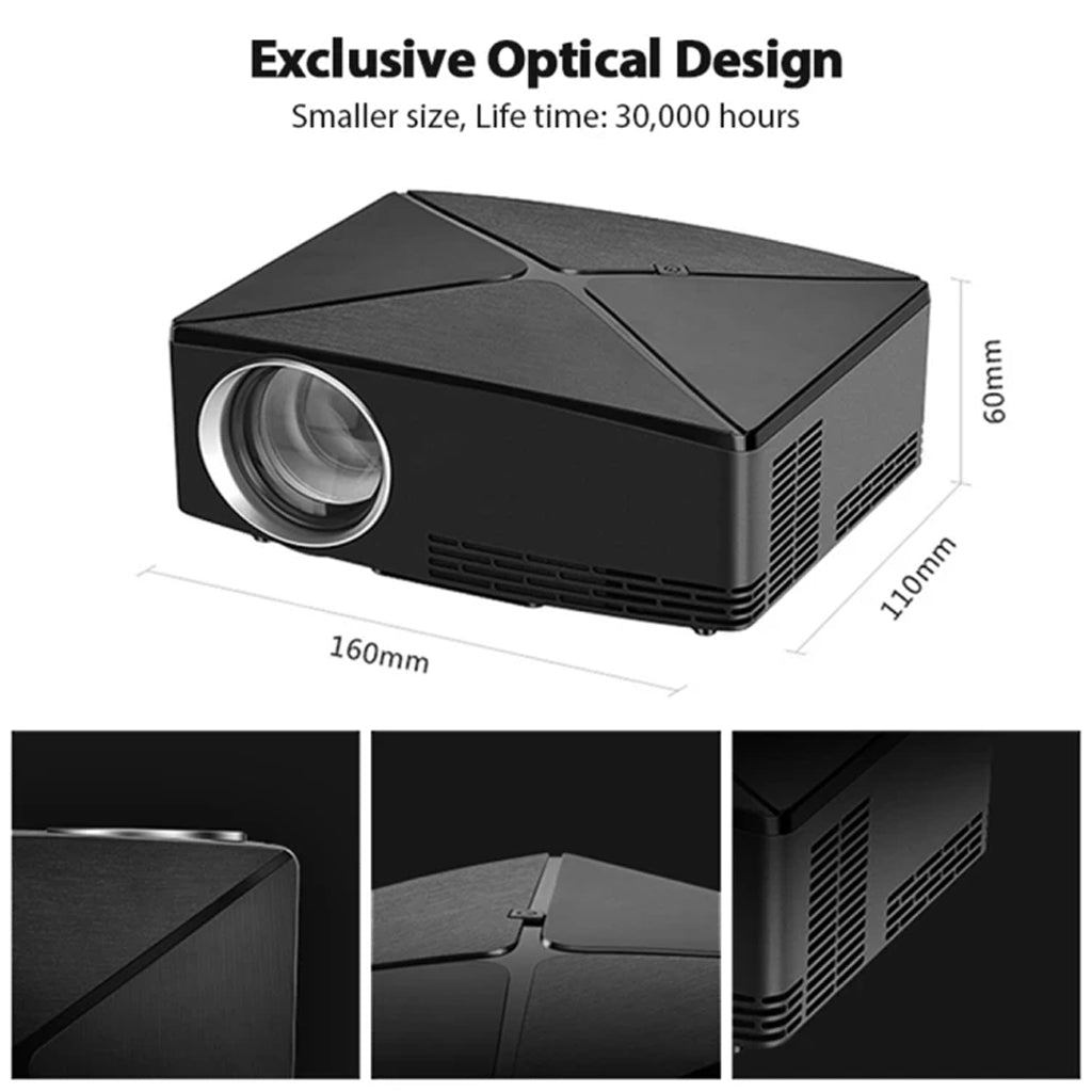 AUN - C80 LED Projector | Concept Kart
