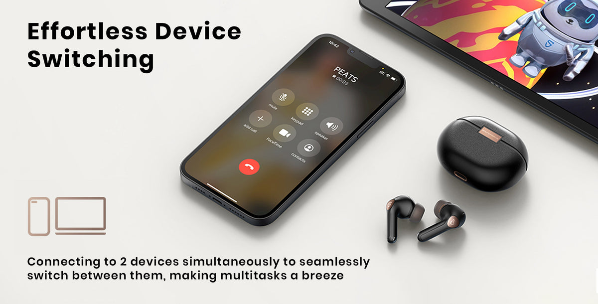 SoundPeats - Air4 Pro True Wireless Earbuds with Adaptive ANC | Concept Kart