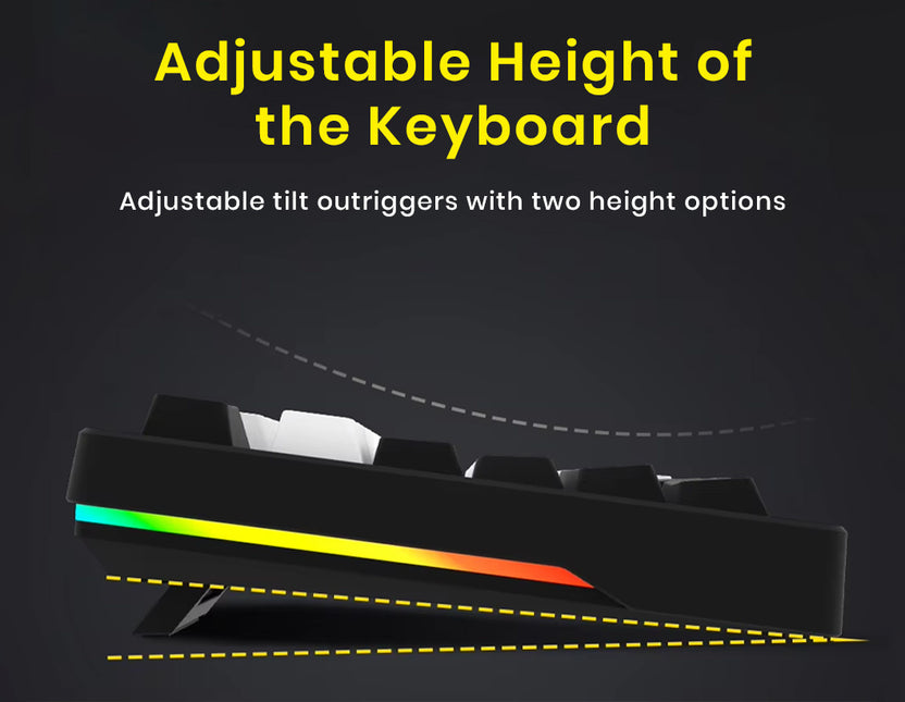 DAREU EK75 Mechanical Wired Gaming Keyboard with 75% TKL layout ...