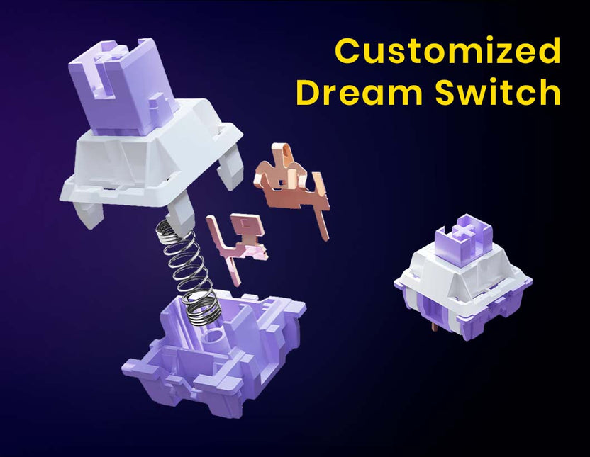 DAREU EK75 Mechanical Wired Gaming Keyboard with 75% TKL layout ...