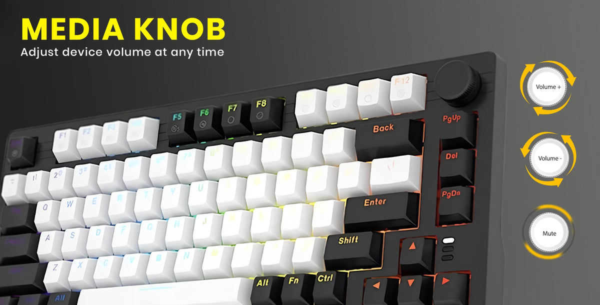 DAREU EK75 Mechanical Wired Gaming Keyboard with 75% TKL layout ...