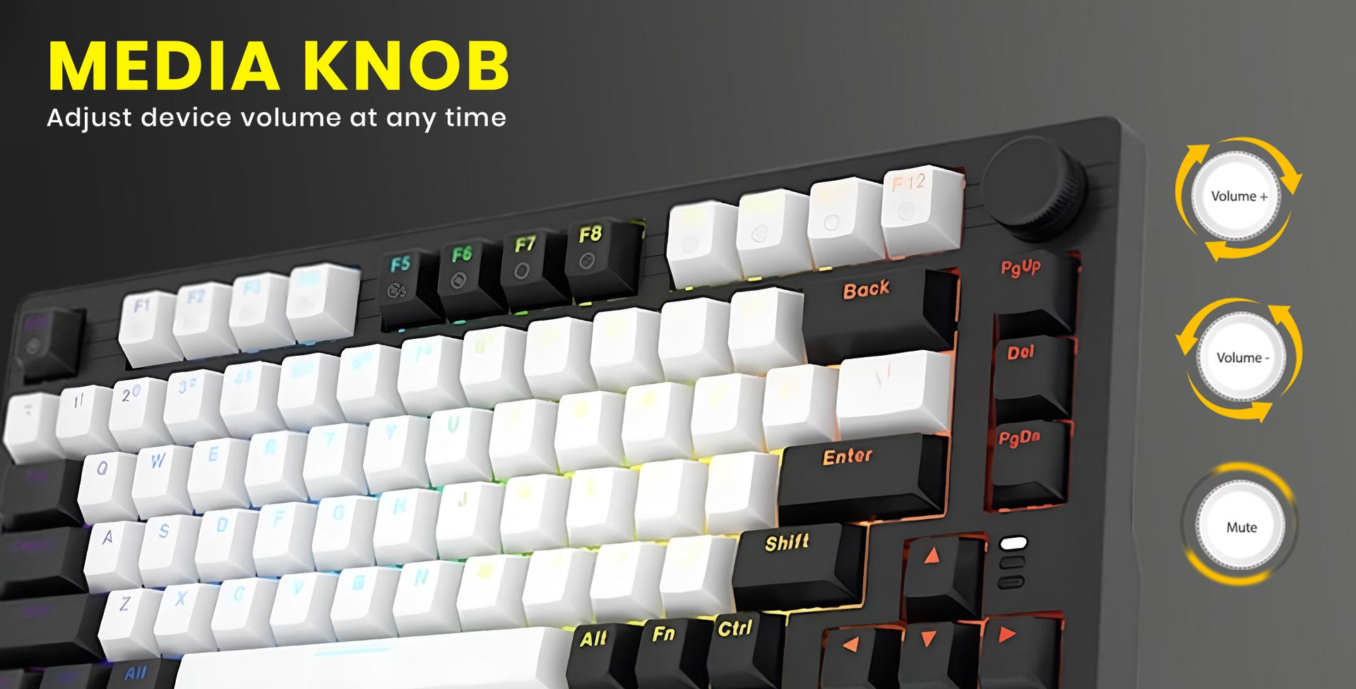 DAREU EK75 Mechanical Wired Gaming Keyboard with 75% TKL layout ...